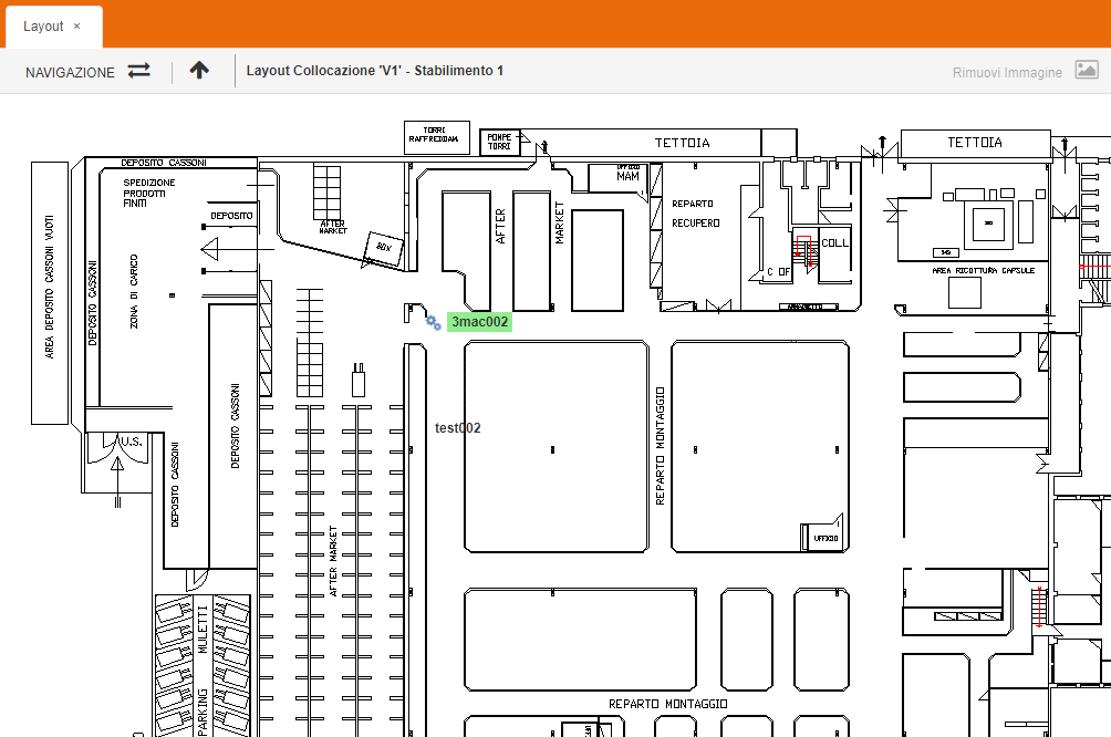 Layout macchine - Knowledge Base PrometeoManutenzione